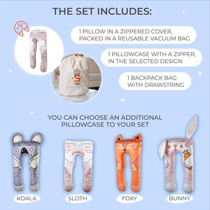 Hug Me Body Pillow, Cute Sloth Shaped Pillow for Side Sleepers ...