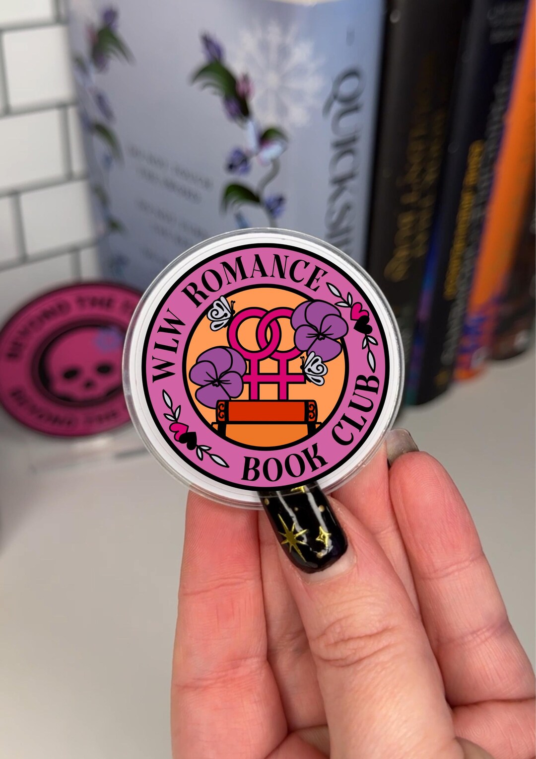 WLW Romance Book Club Ereader Grip | Phone Grip | Ereader Holder | Book ...