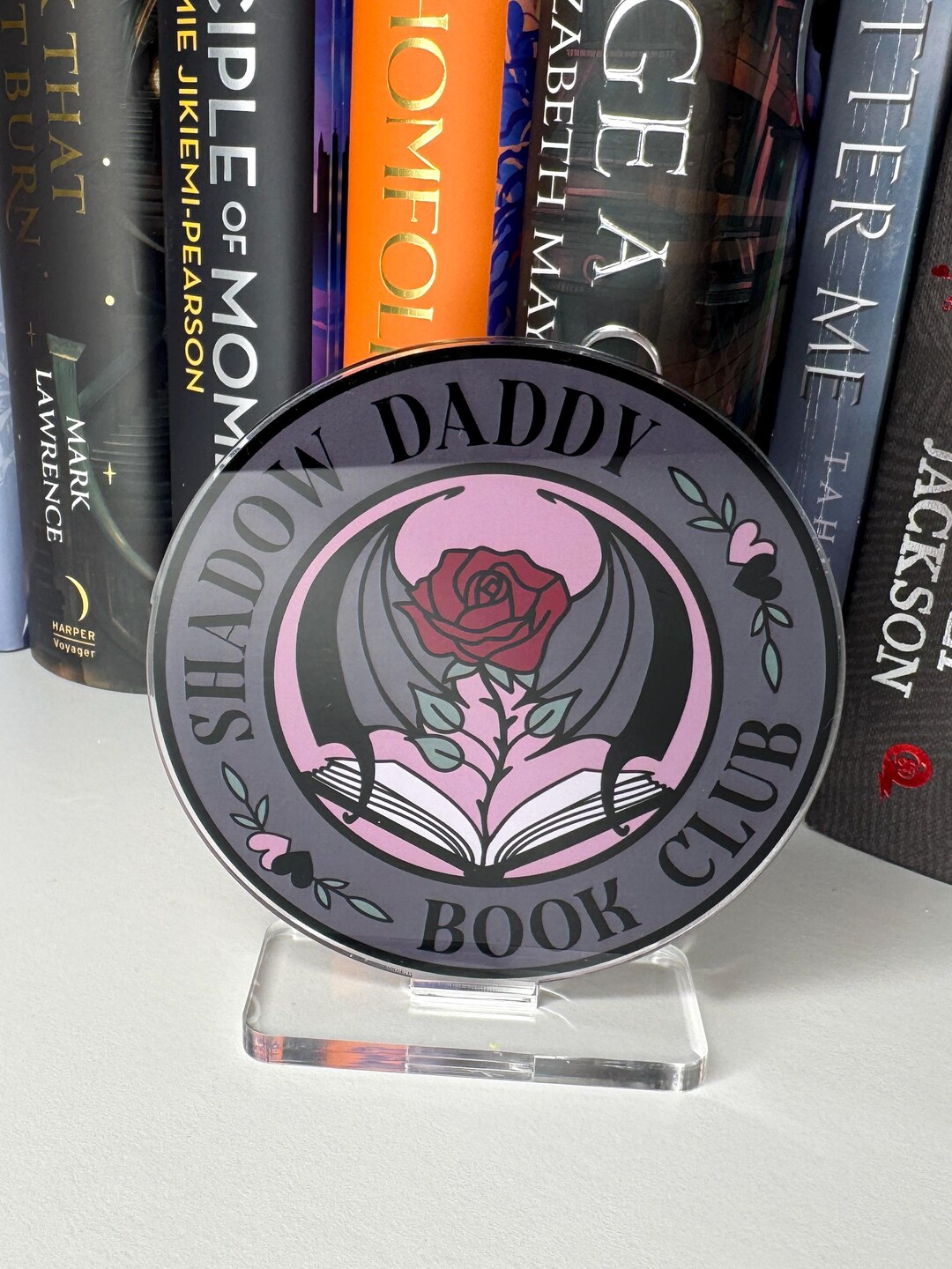 Shadow Daddy Book Club Book Shelf Buddy Standee | Book Lover Gift ...
