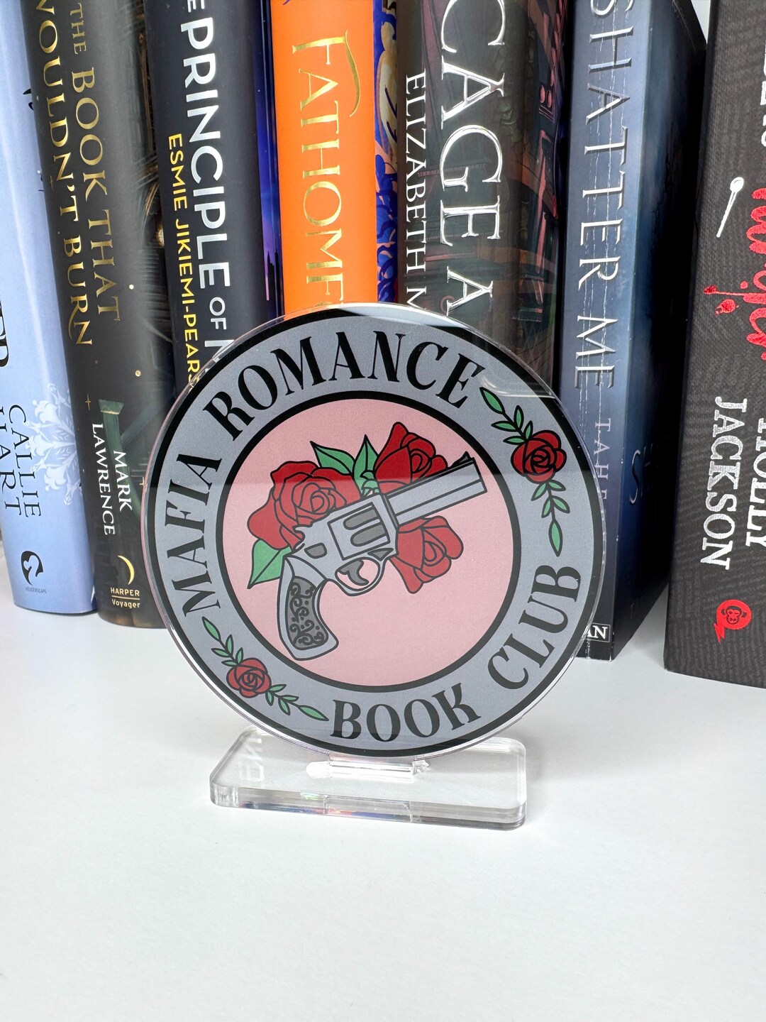 Mafia Romance Book Club Book Shelf Buddy Standee | Book Lover Gift ...