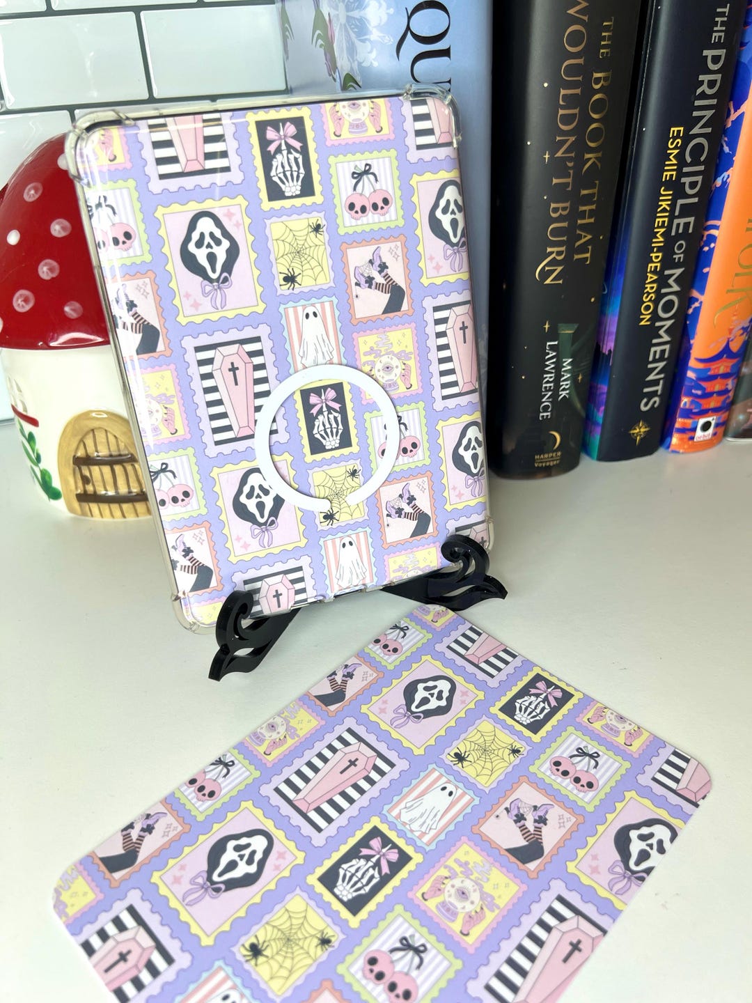 Spooky Goth Frame Kindle Insert | Reading Gifts | Unique Bookmark ...