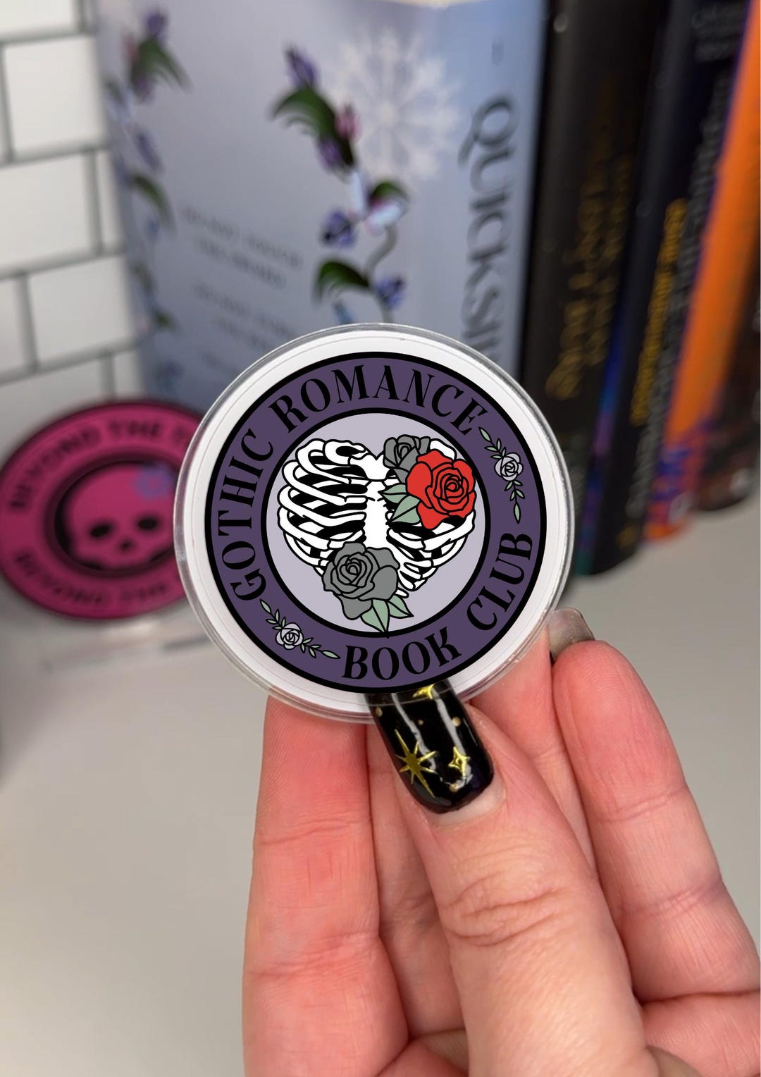 Gothic Romance Book Club Ereader Grip | Phone Grip | Ereader Holder ...