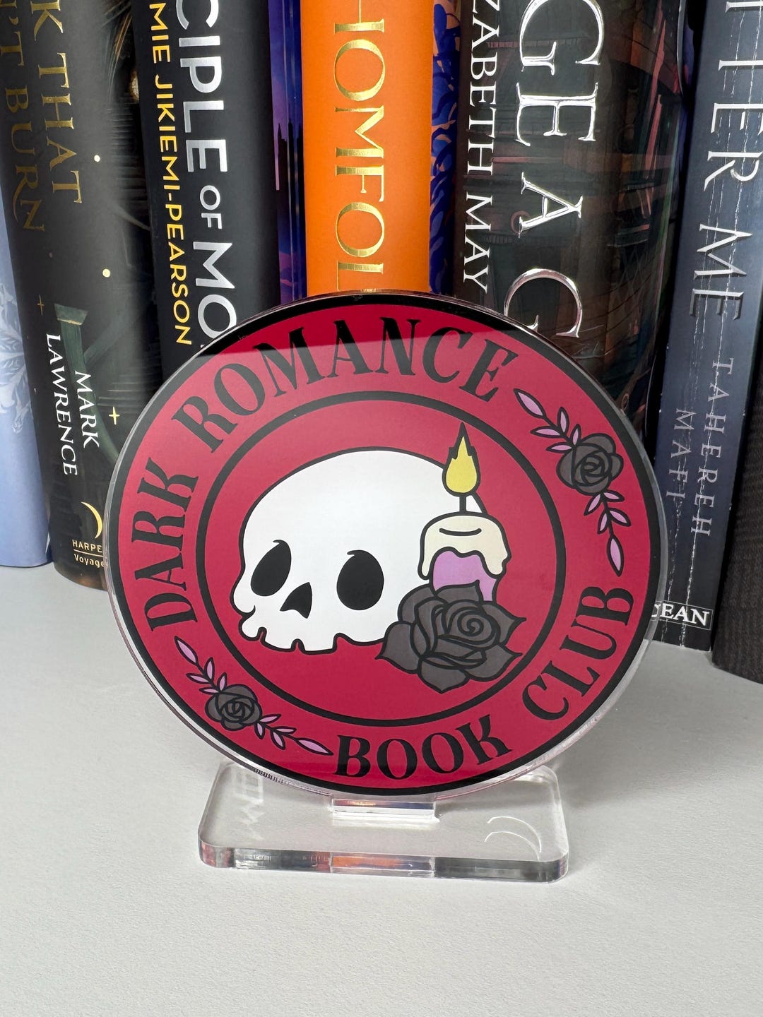 Dark Romance Book Club Book Shelf Buddy Standee | Book Lover Gift ...