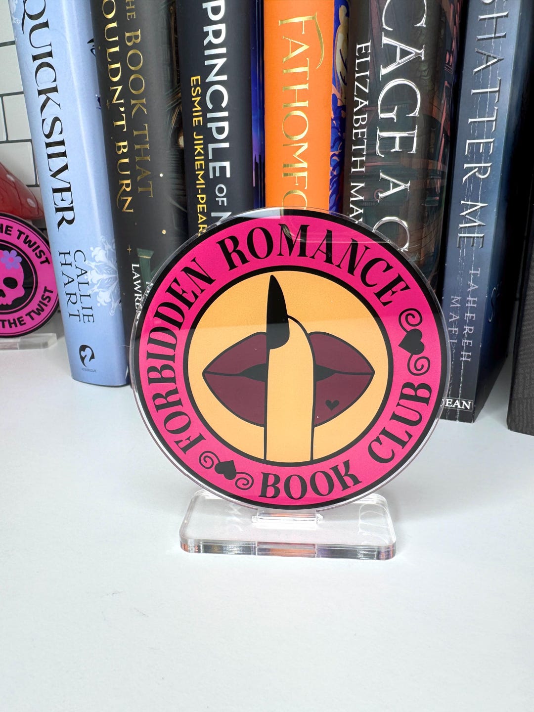 Forbidden Romance Book Club Book Shelf Buddy Standee | Book Lover Gift ...