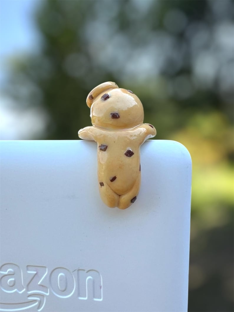 Kawaii Chocolate Chip Cookie Baby Hipper, Tiny Dessert Handmade Phone ...