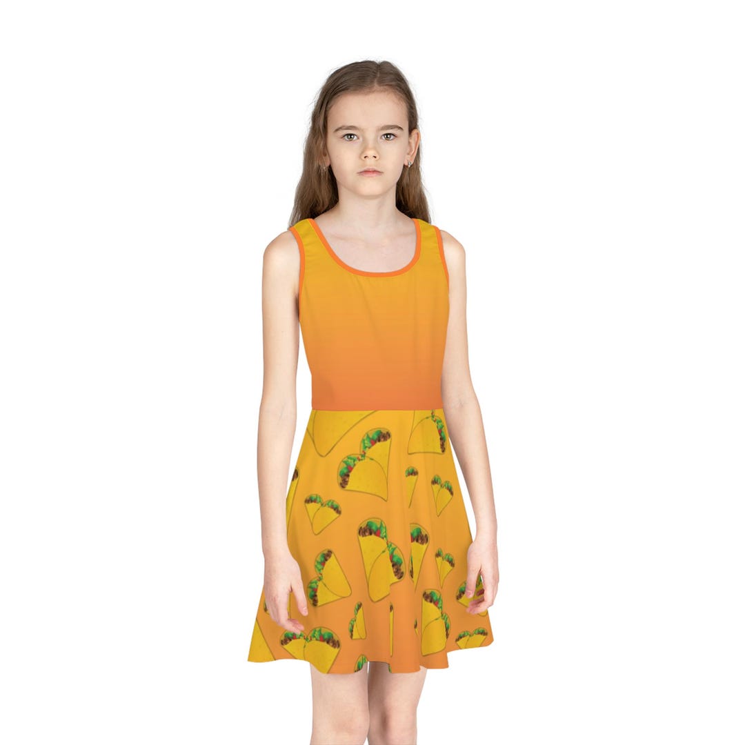 Cute Kids Taco Heart Sundress - Etsy