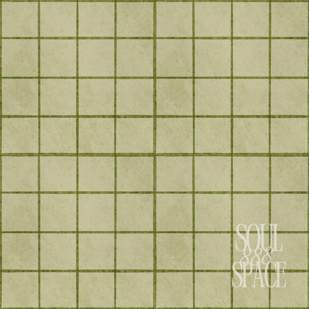 Printable Paper | Digital PNG Files (green Grid Pattern) - Etsy
