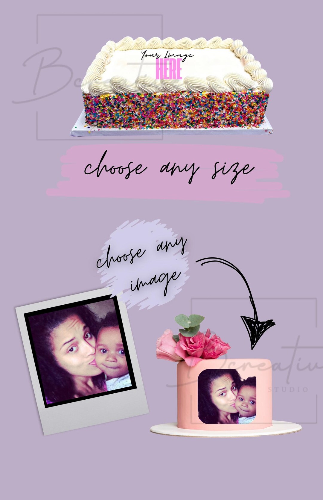 Custom Edible Cake Wraps and Sheets - Etsy