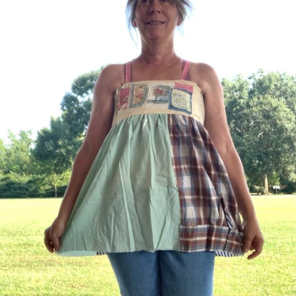 Upcycled Blouse - Etsy