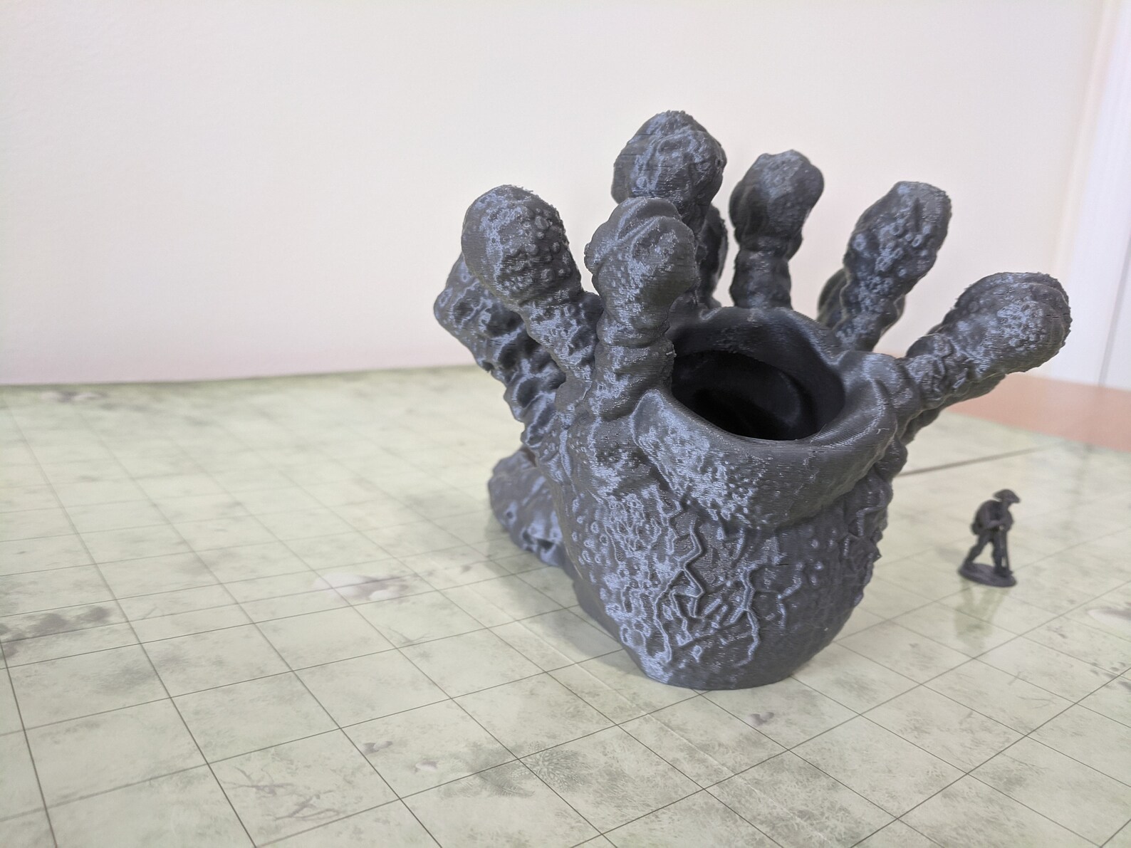 Gray Beholder Dice Tower, Fantasy RPG Terrain, 28mm Scale - Etsy