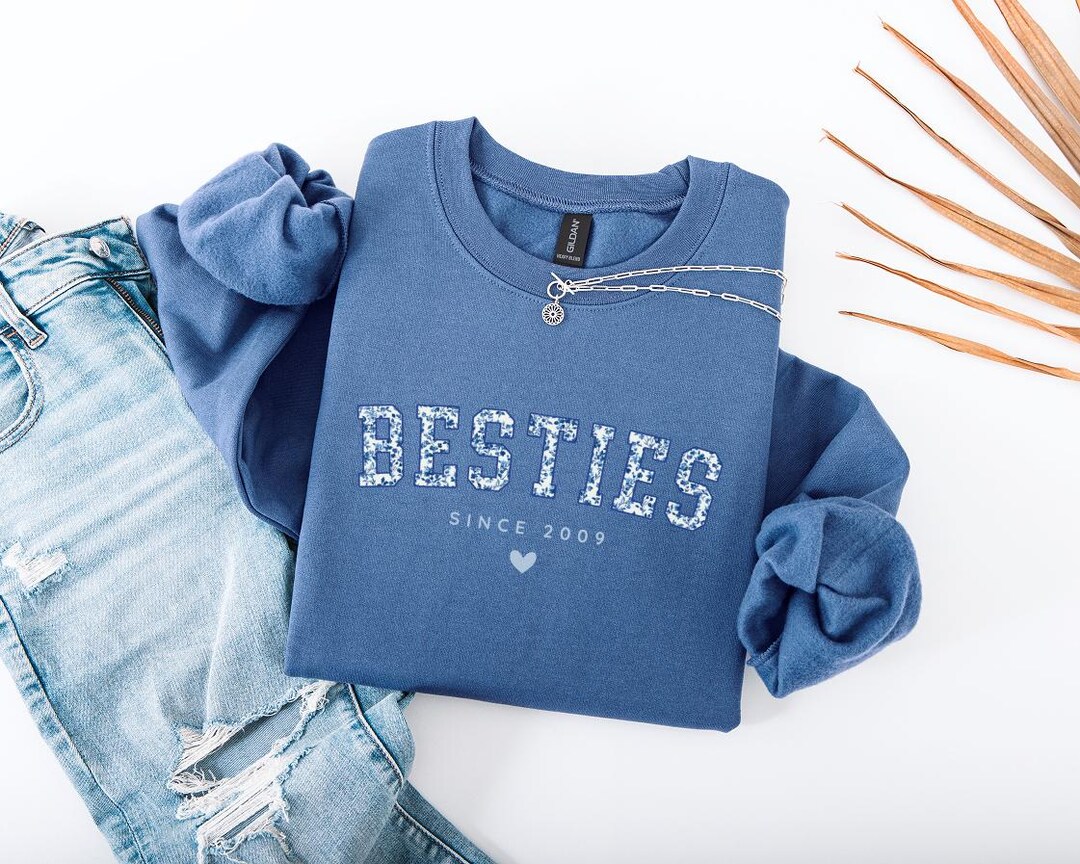 Custom Best Friend Matching Sweatshirt | Soul Sister Gift for 2 Best ...