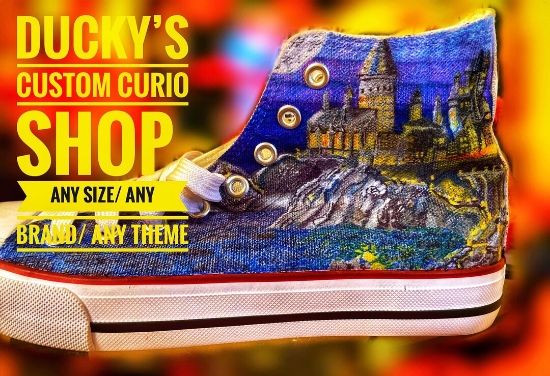 Custom Shoes With Hand-drawn, Personalized Designs/perfect for Weddings ...
