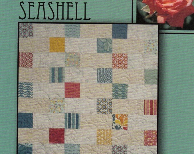 Seashell Quilt Pattern, VRD353805, Charm Pack Friendly Pattern, Easy ...