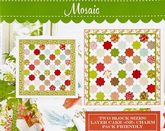 Throwing Quilt Pattern, Zen Chic ZCTRQP, Charm Pack Friendly Modern ...