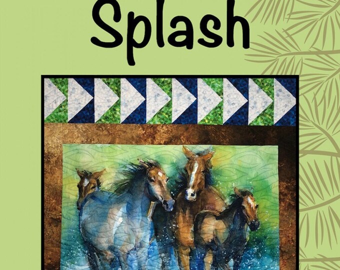 Splash Quilt Pattern, VRDSP012, Fabric Panel Friendly Pattern, Easy Lap ...