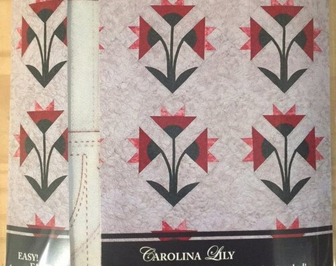 Carolina Lily Interfacing Applique Flower Quilt Pattern, Quiltsmart QS ...