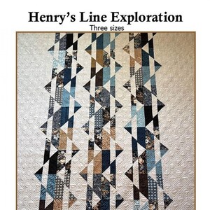 Henry's Line Exploration Quilt Pattern, Creek Side Stitches CSS369 ...