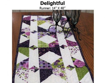 Beaded Charm Table Runner Pattern, CSS363, Charm Pack Scrap Friendly ...