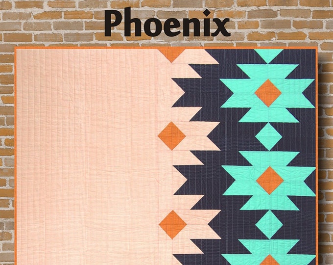 Phoenix Quilt Pattern, Purple Pineapple Studio PPS-1508, Modern ...