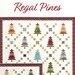 Regal Pines Quilt Pattern CSD152 Jelly Roll Strips Friendly - Etsy