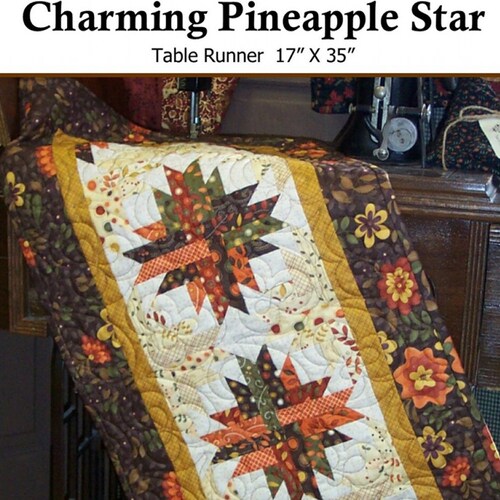 PDF Quilt Pattern....table Runner.....charm Pack or Mini Charm - Etsy
