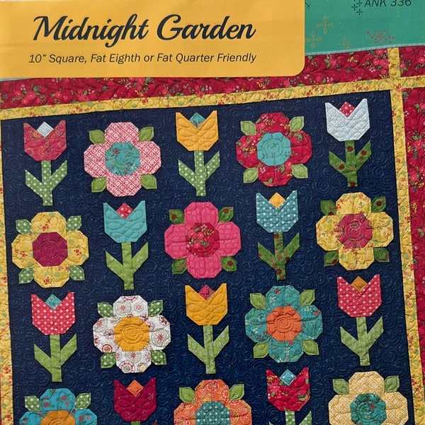 Midnight Garden Quilt Pattern - Etsy