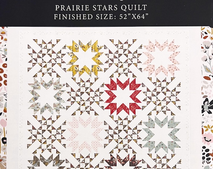 Prairie Stars Quilt Pattern, Fancy That Design FTD219, Yardage Friendly ...