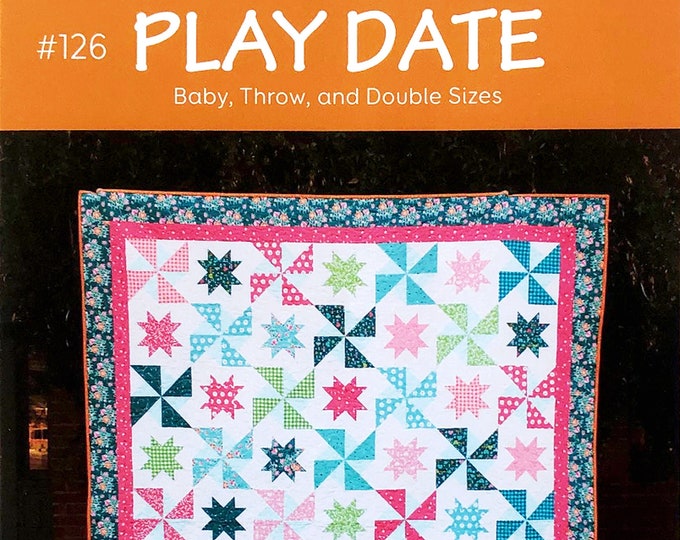 LAST CALL Play Date Quilt Pattern, Hello Melly P151-playdate, Fat ...