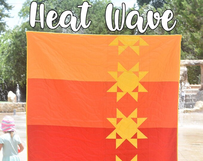 LAST CALL Heat Wave Quilt Pattern, Villa Rosa Designs VRDRD043, Modern ...
