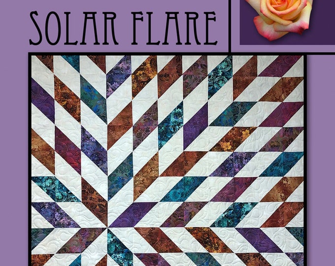 Elsie May Quilt Pattern, Villa Rosa Designs VRDRC256, Fat Quarter FQ Friendly Bargello Throw ...