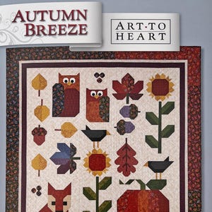 Autumn Breeze Quilt Pattern Projects Book, Art to Heart ATH556B, Fall ...