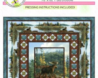 Autumn Blaze Panel Frame Quilt Pattern, Patti's Patchwork PC323 PTN3455 ...
