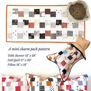 Mini Charming Stacks Quilt Pattern, Sterling Quilt Co SQC012, Mini ...