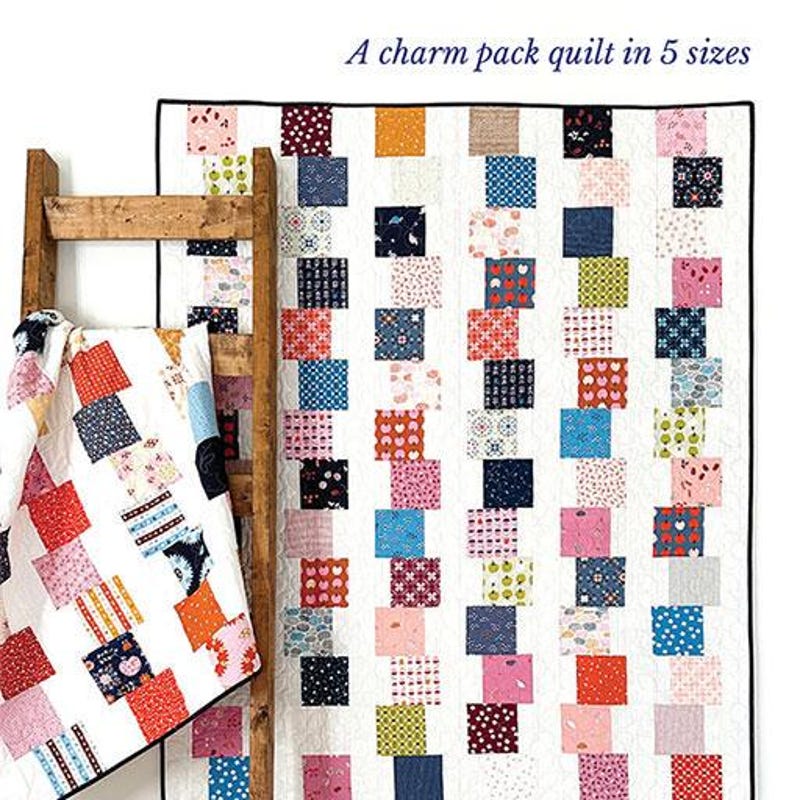 Charm Pack Quilt Pattern - Etsy