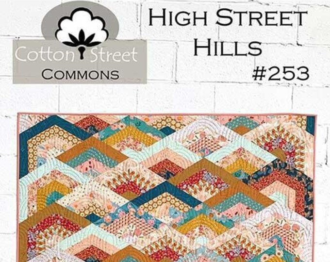 High Street Hills Quilt Pattern, Cotton Street Commons CSC253, Fat ...