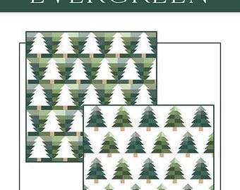 Regal Pines Quilt Pattern, CSD152, Jelly Roll Strips Friendly Christmas ...