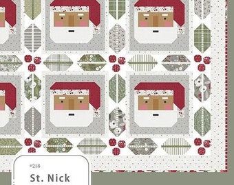 Woven Noel Quilt Pattern, PAT051, Fat Quarter FQ Friendly Pattern, Christmas Xmas Snowflake ...