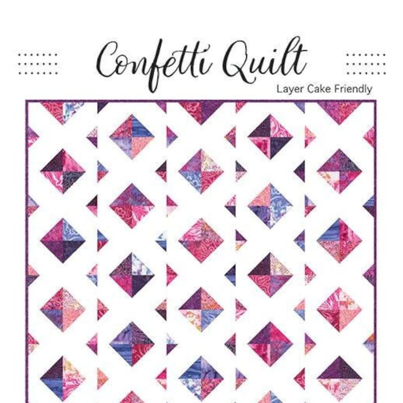 Confetti Cake Quilt Pattern - Etsy
