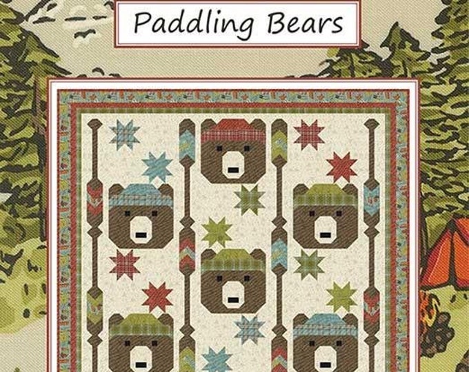 Paddling Bears Quilt Pattern, Coach House Designs CHD2321, Yardage ...