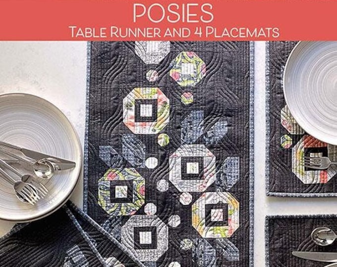 Mini Brick Road Table Runner Quilt Pattern, ATK-205, Charm Pack Fat ...