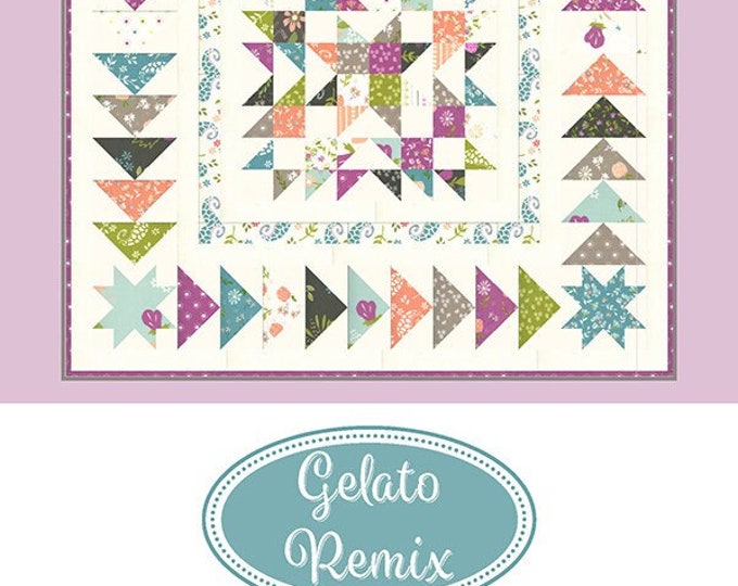 LAST CALL Gelato Remix Quilt Pattern, Quilting Life Design QLD189, Mini ...