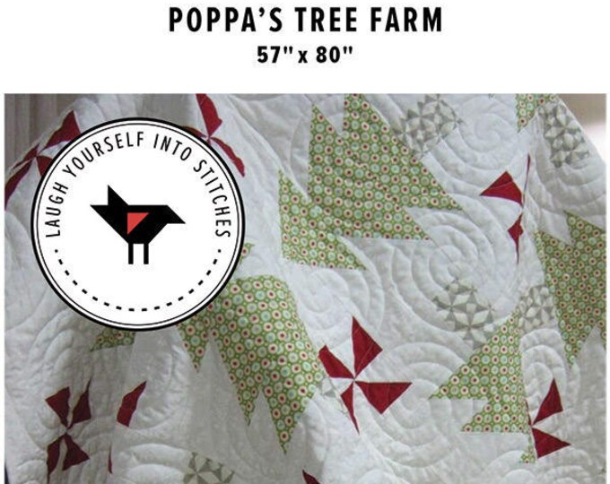 LAST CALL Poppa's Tree Farm Quilt Pattern, LYS102, Christmas Tree Quilt ...