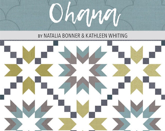 Ohana Quilt Pattern - Star Quilt Pattern - Fat Quarter Friendly - FQ ...