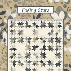 LAST CALL Fading Stars Quilt Pattern, Coach House Designs CHD2226, Layer Cake Friendly, Modern ...