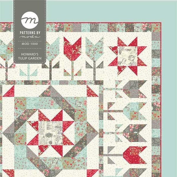 Tulip Quilt Square - Etsy