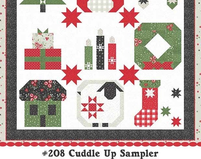 Woven Noel Quilt Pattern, PAT051, Fat Quarter FQ Friendly Pattern, Christmas Xmas Snowflake ...