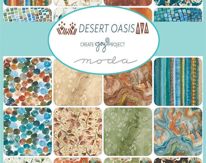 Desert Oasis Charm Pack, Moda 39760PP, 5" Inch Precut Fabric Squares ...
