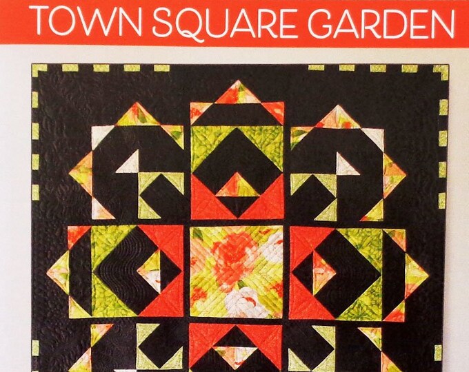 LAST CALL Town Square Garden Quilt Pattern, Robin Pickens RPQP-TSG106 ...