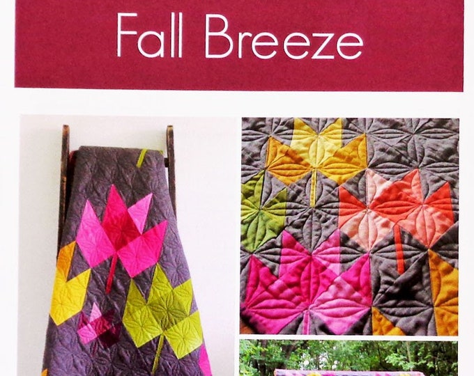 Fall Breeze Quilt Pattern, VC1246, Modern Fall Autumn Leaves Ombre ...