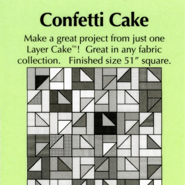 Confetti Cake Quilt Pattern - Etsy